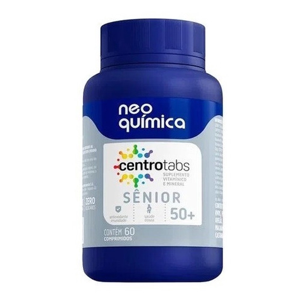 Centrotabs Senior Suplemento Vitaminico Mineral 60 Cap | Shopee Brasil