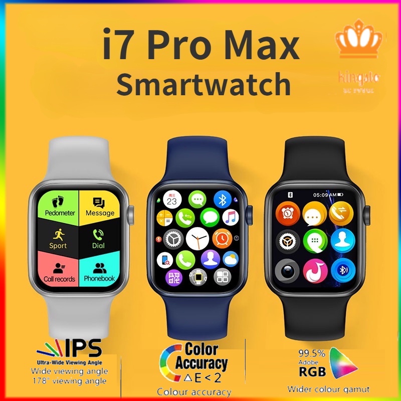 Smartwatch i7 Pro Max Tela Cheia Chamada Relógio Inteligente Masculino ...