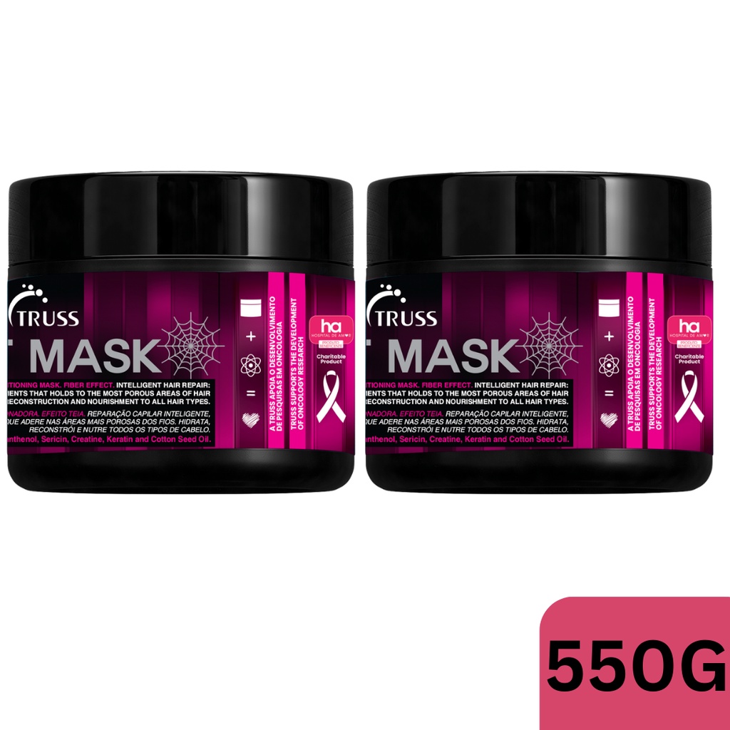 Truss Net Mask 550g Mascara Capilar - 02 UNIDADES | Shopee Brasil