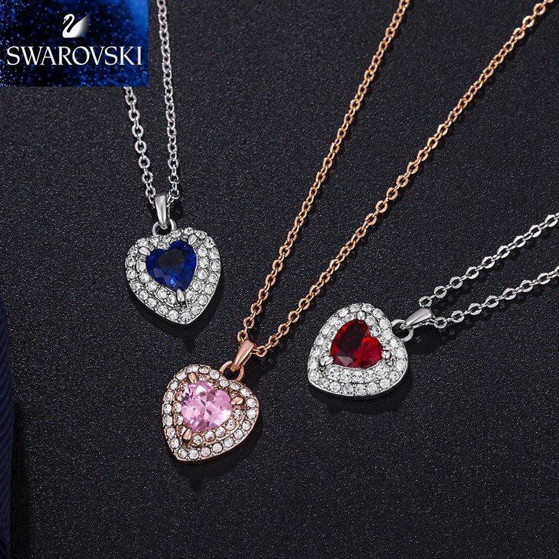 Colar De Cristal Joias Infinity Heart of The Sea , Branco , Acabamento ...