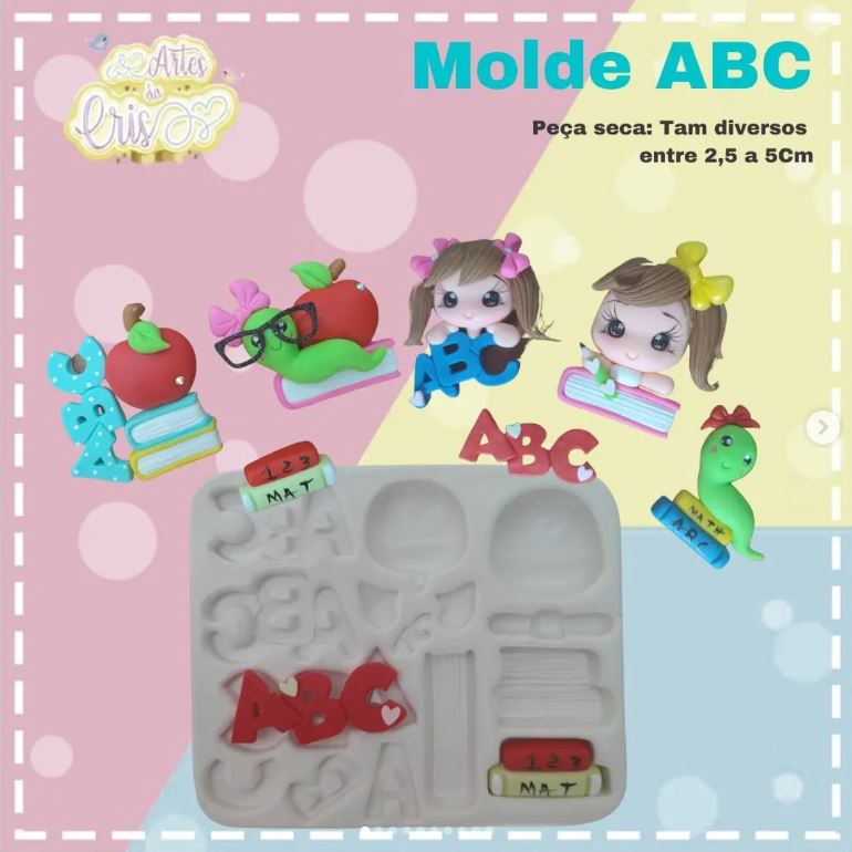 Molde ABC , Artes da Cris , revendedor autorizado | Shopee Brasil