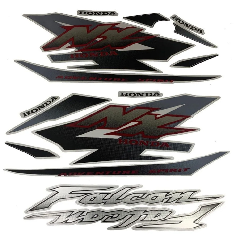Jogo De Faixas Adesivos Falcon 2000 Prata | Shopee Brasil