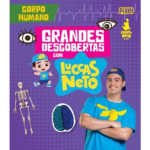 Livro Luccas Neto Grandes Descobertas - Corpo Humano | Shopee Brasil