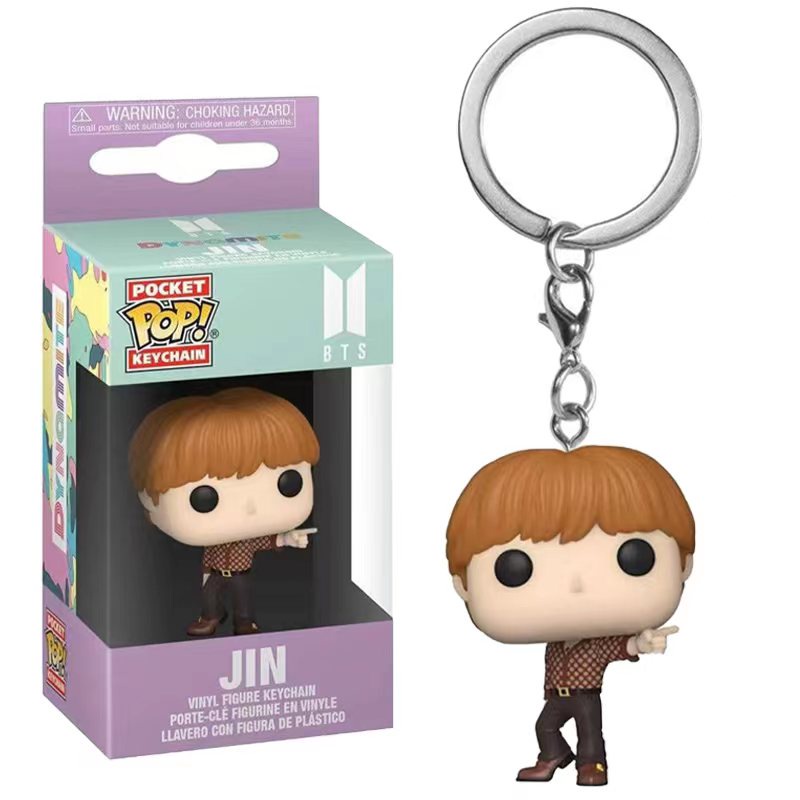 Moda Coréia BT21 Chaveiro PVC Personagem JUNG KOOK JIMIN V BTS Ação ...