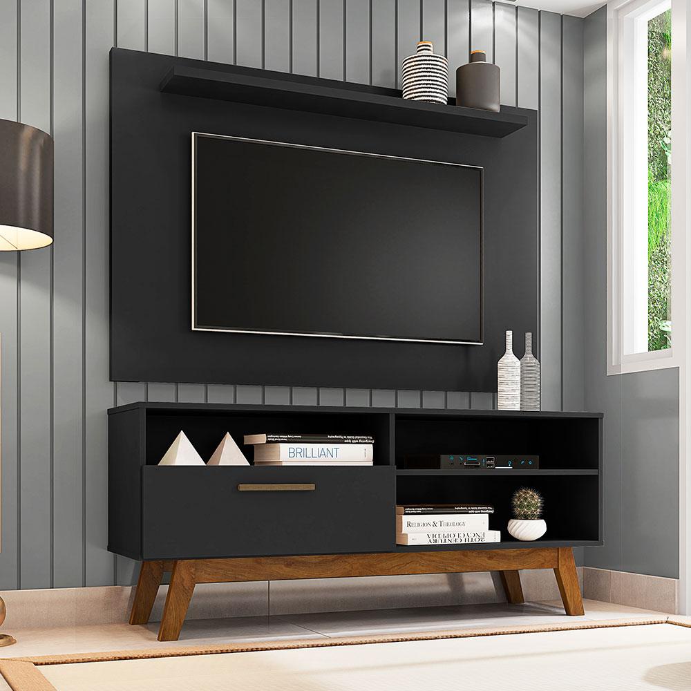 Conjunto Sala Painel Kenzo TV 50 Polegadas e Rack Paladio | Shopee Brasil