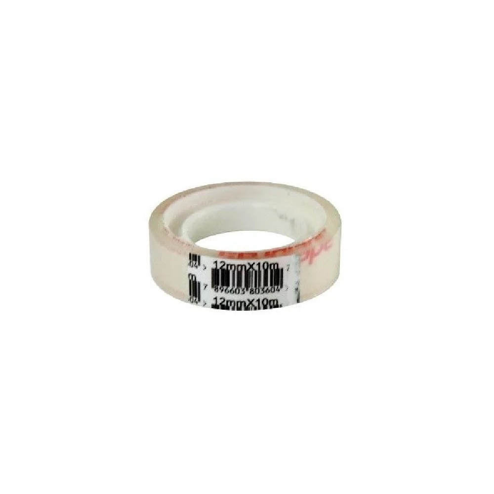 Fita Adesiva 12mmx10m Eurocel Adelbras Durex Transparente | Shopee Brasil