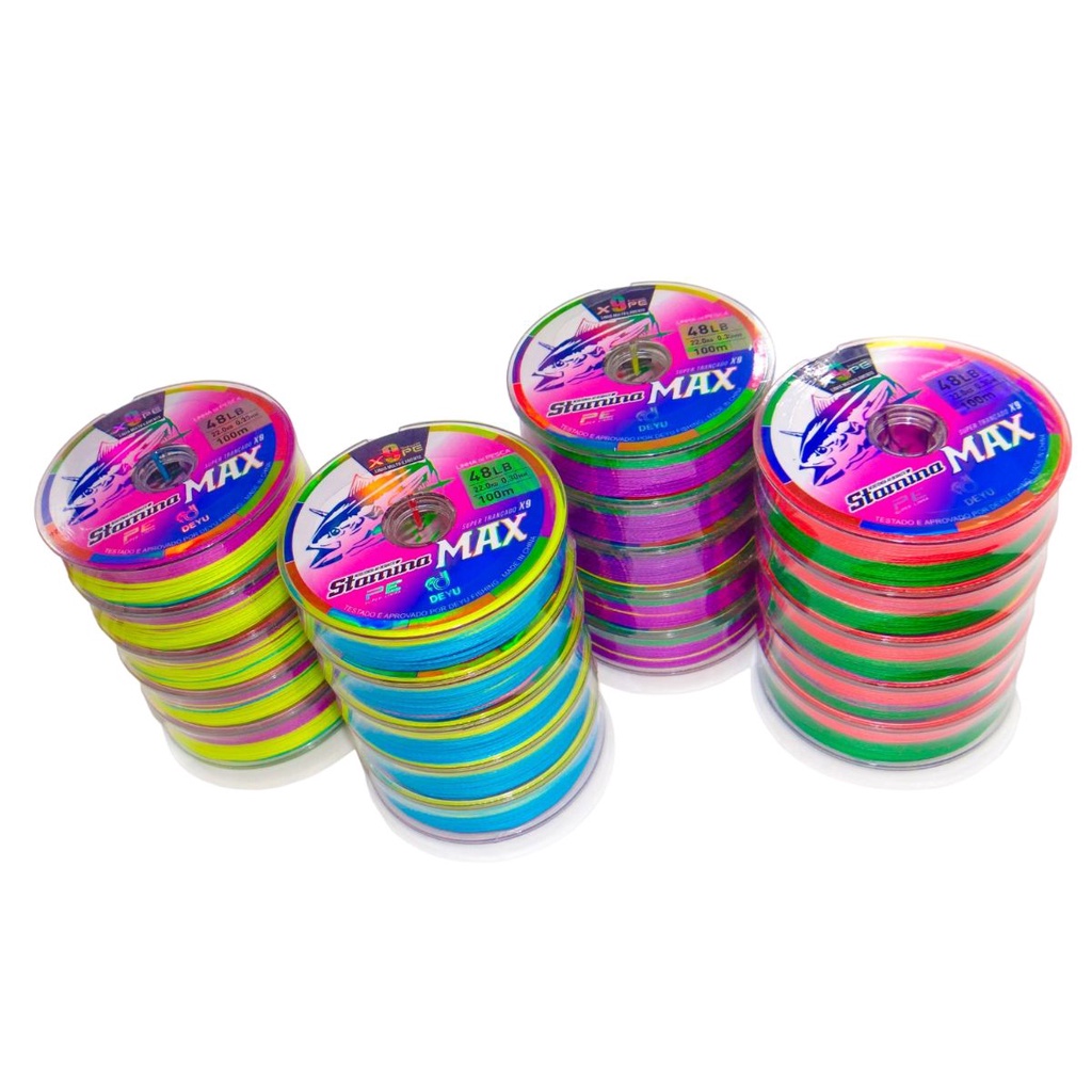 Linha Multifilamento 9 Fios Stamina Max 300m Pesca | Shopee Brasil