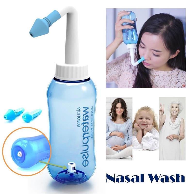 Frasco Para Lavagem Nasal 300Ml Rinite Sinusite Higienizador | Shopee ...