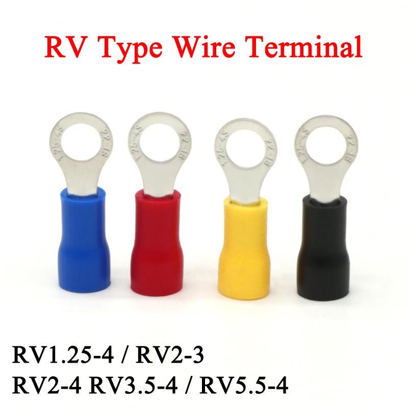 50 Unidades RV Tipo terminal Isolado Com Fio Rápido De Conexão De Bloco ...