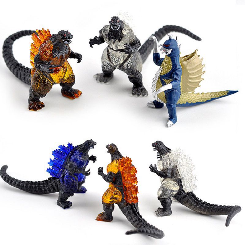 Monstros Godzilla Mechagodzilla Trendmaster Gigan Anguirus 10 Figuras ...
