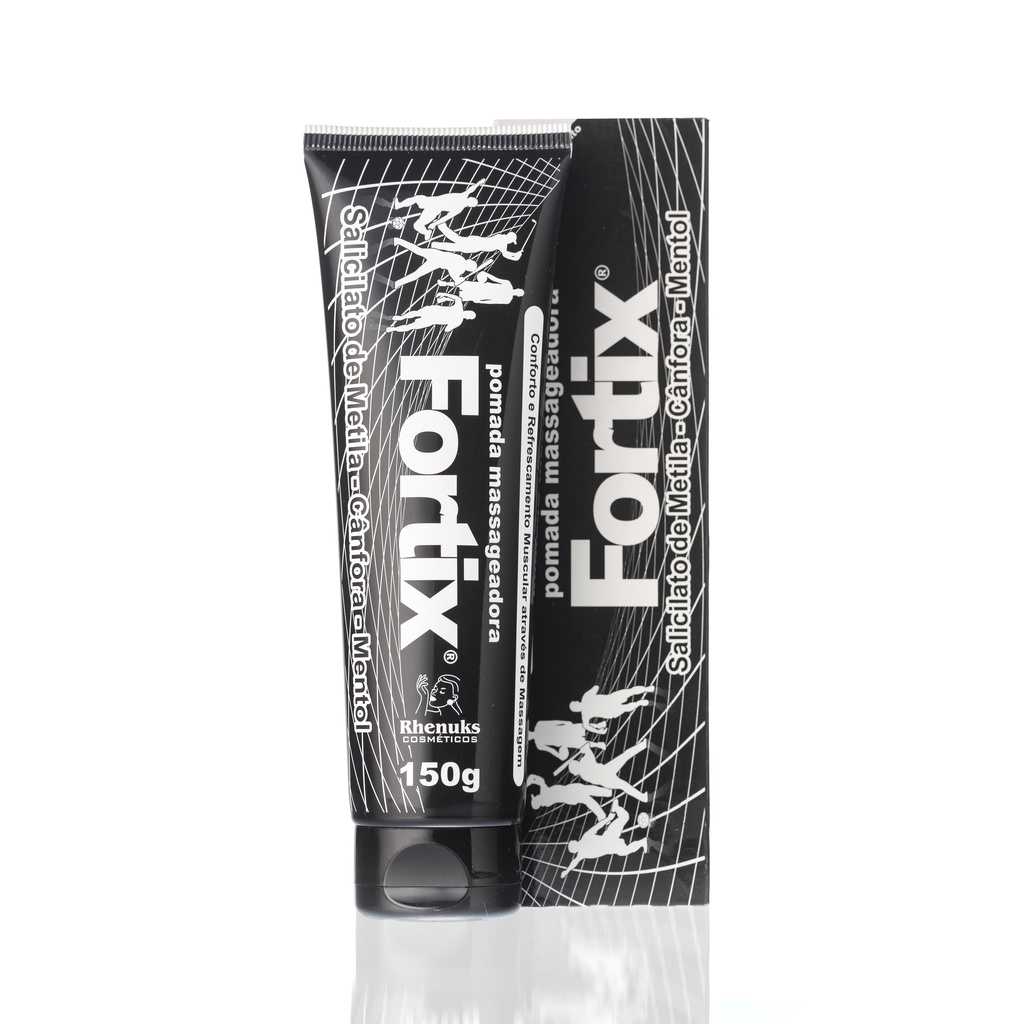 Pomada Massageadora Preta Fortix - Rhenuks - 150 g | Shopee Brasil