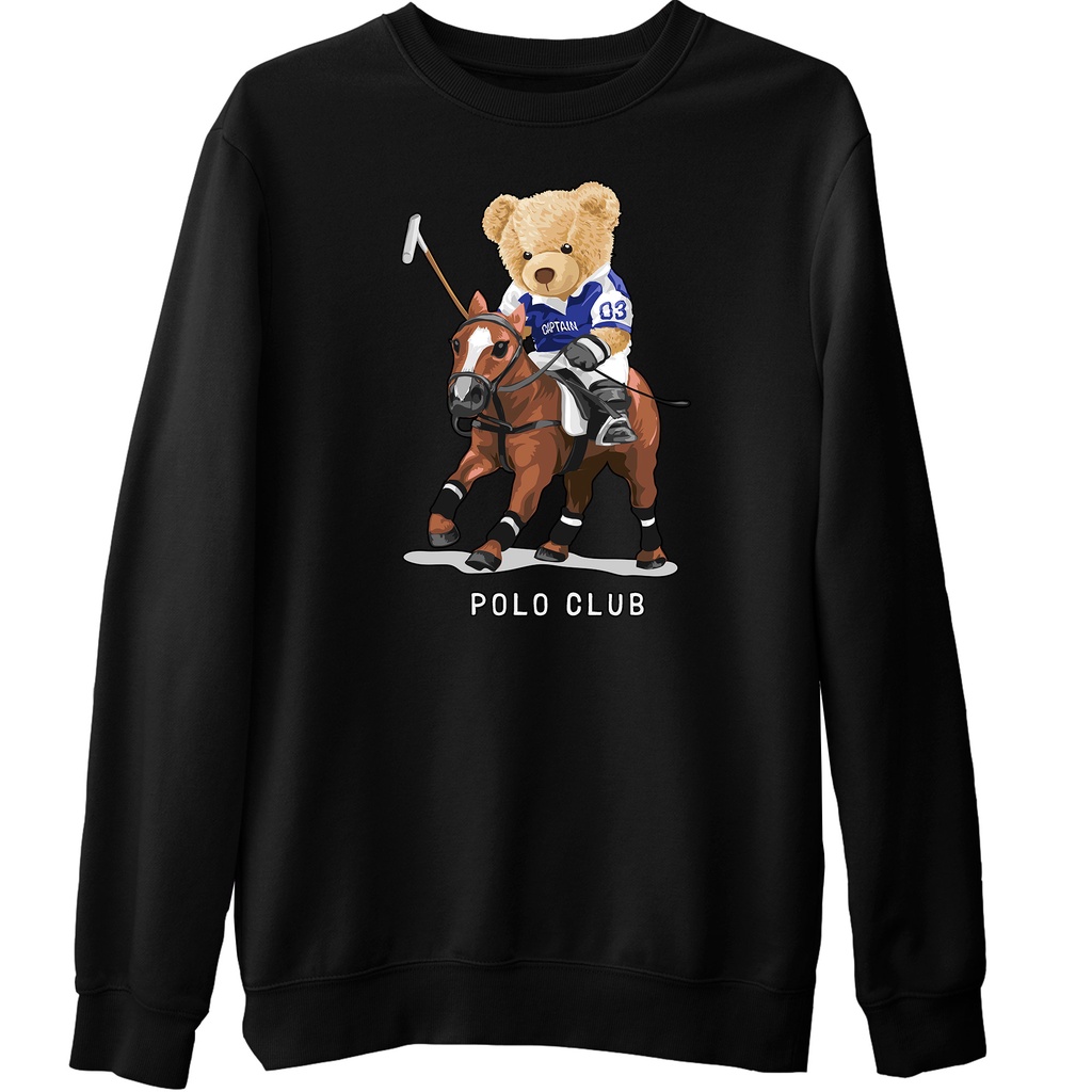 Moletom Gola Redonda Teddy Bear Polo Club | Shopee Brasil