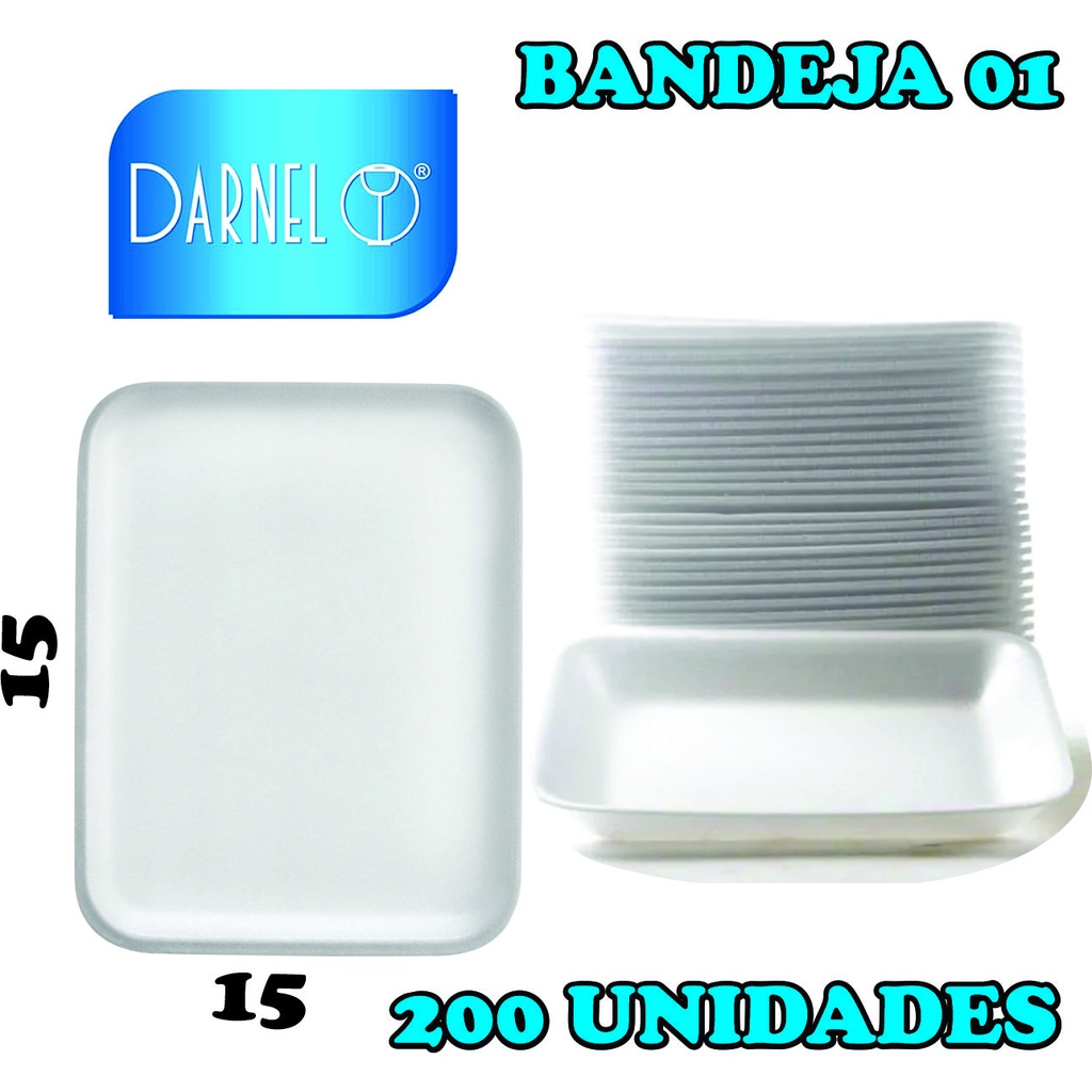 BANDEJA DARNEL 01 C/200UN | Shopee Brasil