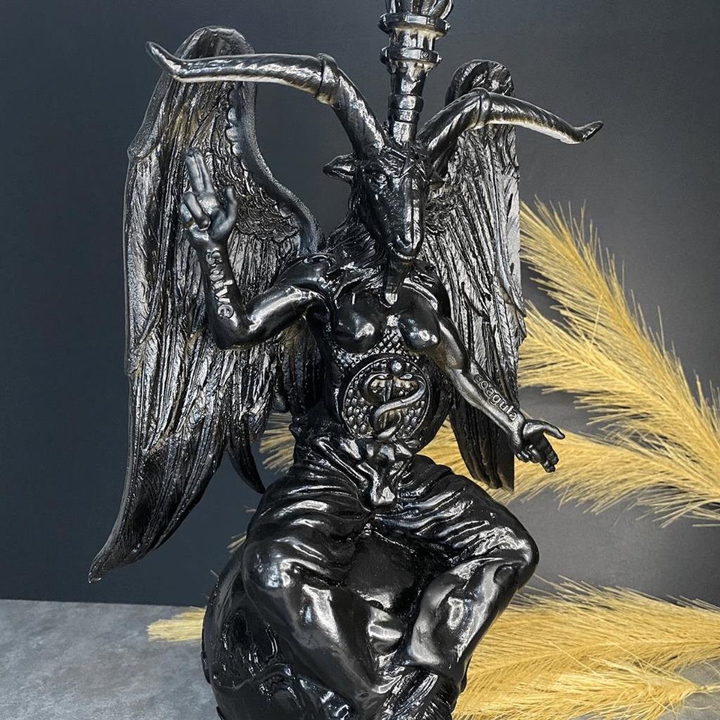 Imagem Baphomet 35 cm Preto - Studio Orion | Shopee Brasil