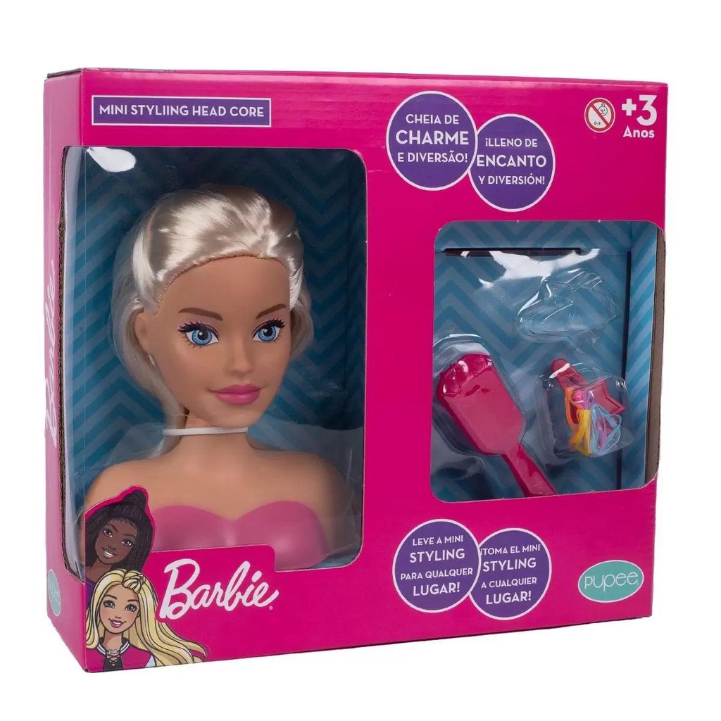 Boneca Barbie Mini Busto Styling Head | Shopee Brasil