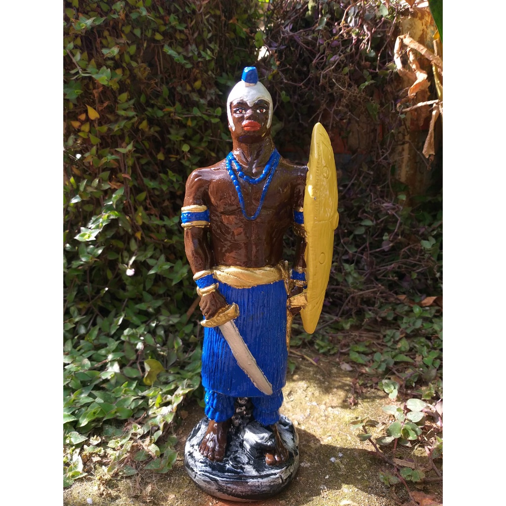 OGUM AFRICANO EM GESSO 26 CM | Shopee Brasil