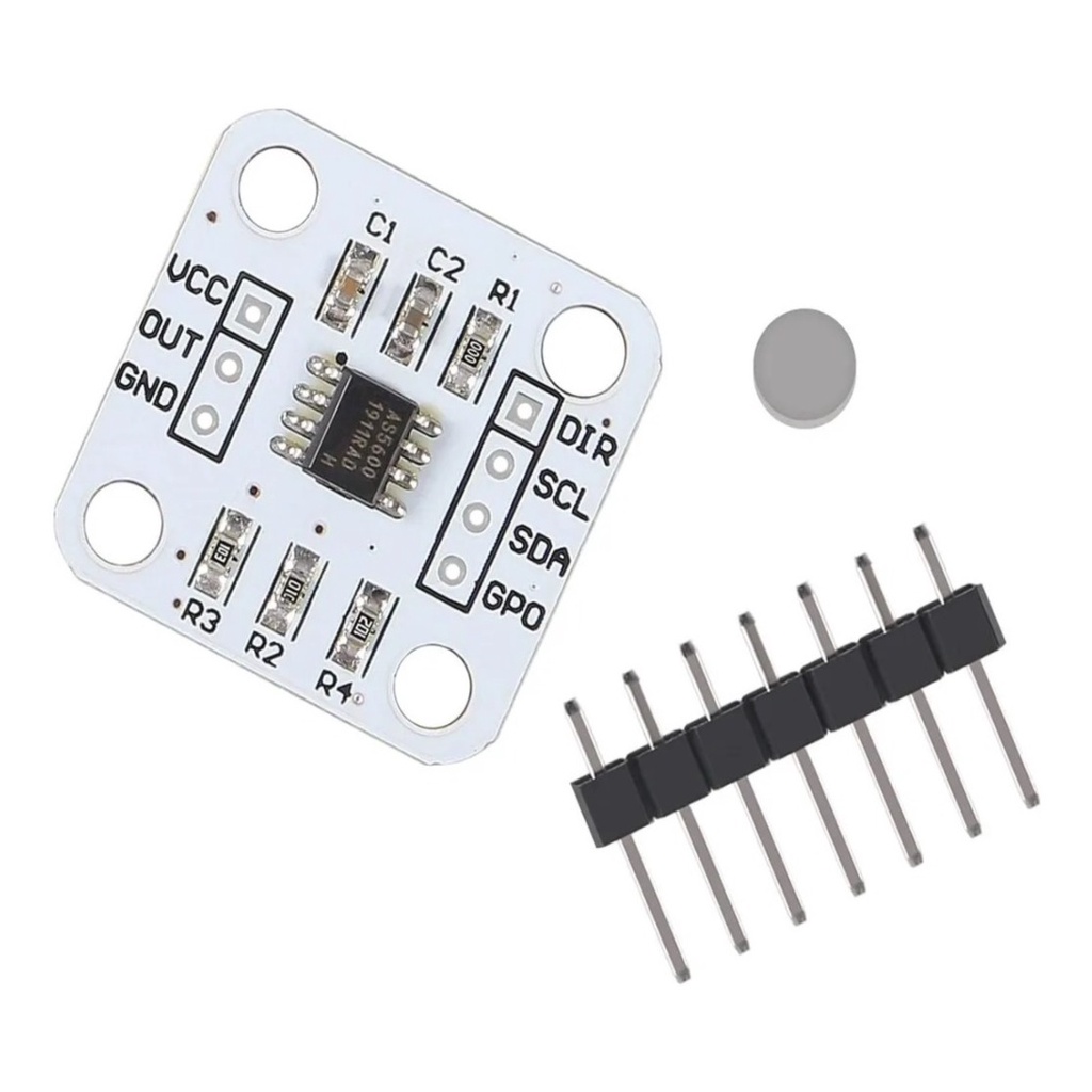 Sensor De Angulo Magnetico As5600 Potenciometro Arduino Esp | Shopee Brasil