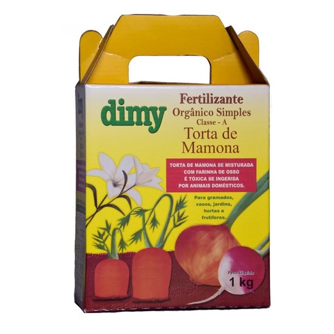 Adubo Dimy torta de mamona - 1kg | Shopee Brasil
