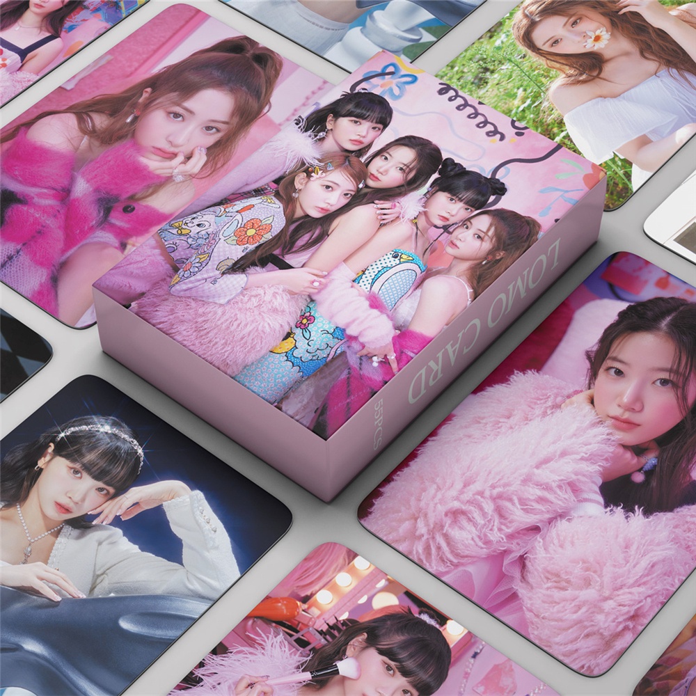 55Pcs/Box LE SSERAFIM Photocards FEARLESS Album LOMO Card Postcard ...