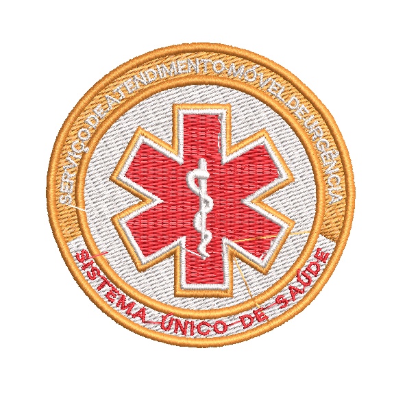 Pacht Bordado Simbolo Samu 1 | Shopee Brasil