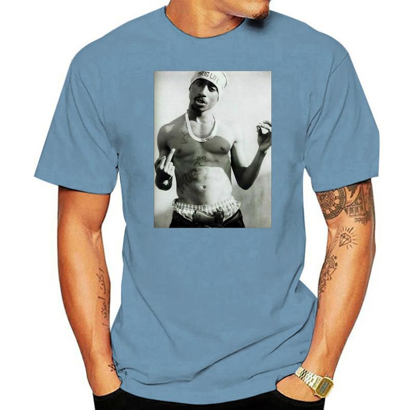 Homens Vestrts T-Shirt 2Pac Tupac Shakur Flip Flip Nwa Eazy E Dr. Dre ...
