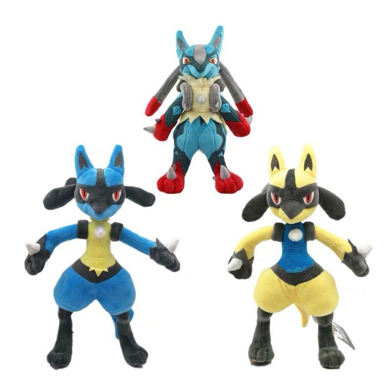 25-32CM Pokémon Lucario Elf Plush Toy Station Luca Plush Doll For ...