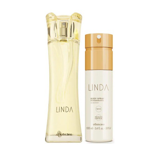 Linda Body Spray Desodorante Corporal O Boticario 100ml | Shopee Brasil
