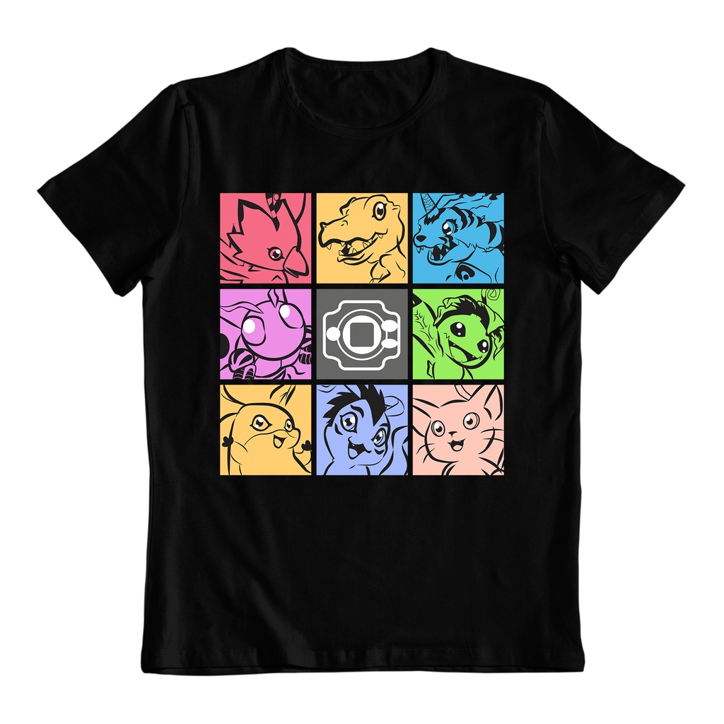 Camiseta Básica Digimons Clássicos Digivice | Shopee Brasil