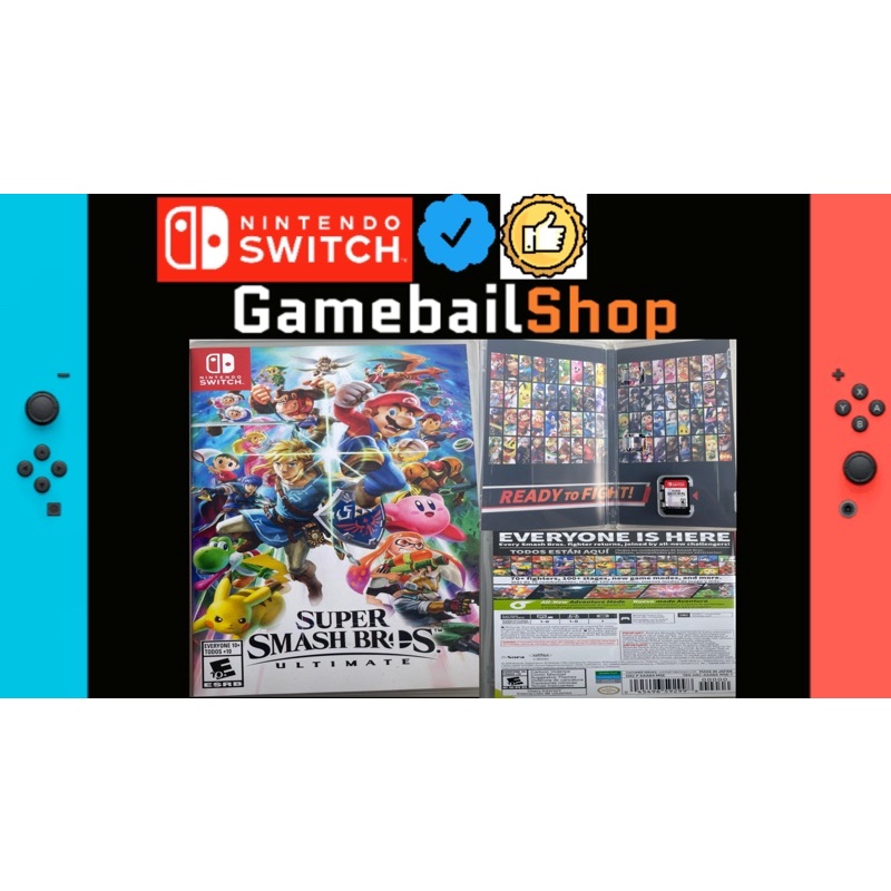 Nintendo Switch Game-Super Smash Bros Ultimate SSBU | Shopee Brasil