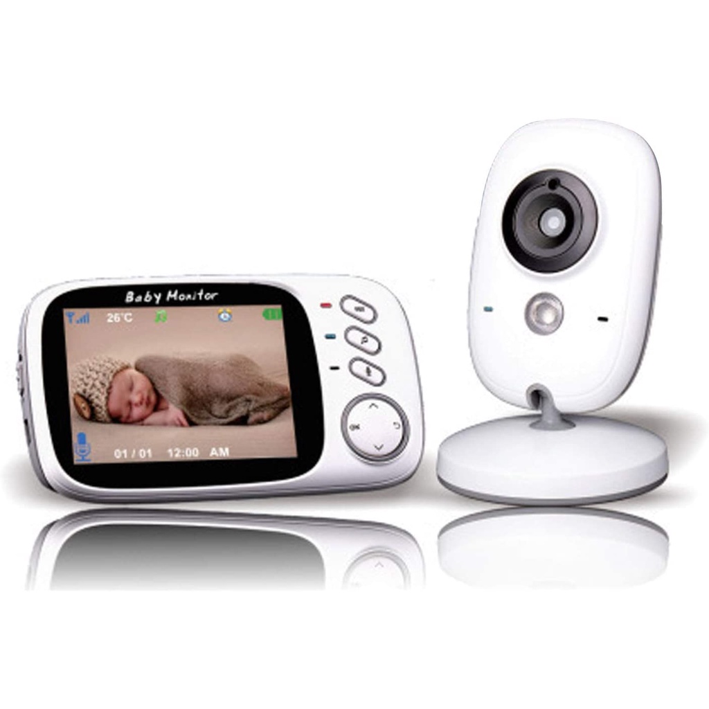 Babá Eletrônica Sem Fio - Video - Voz - Temperatura - Baby Monitor ...
