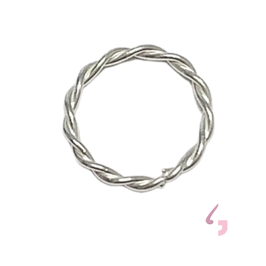 Piercing Argola Torcida 6mm Prata 925 Nariz Tragus Helix | Shopee Brasil