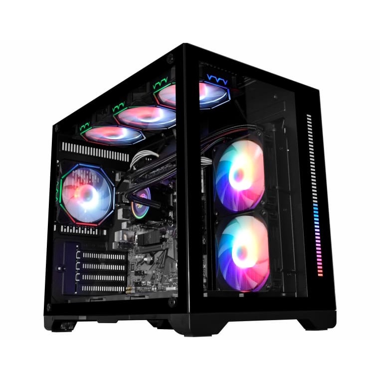 Gabinete Gamer K-mex CG-412A SpaceX Open Frame Sem Fans | Shopee Brasil