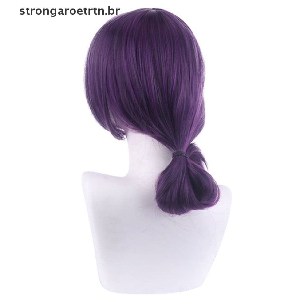 Peruca De Corrente Fortearoetrtn Reze Cosplay Cabelo Sintética Roxa ...