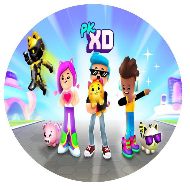 Painel De Lona Redondo Festa - Tema Festa Pkxd | Shopee Brasil