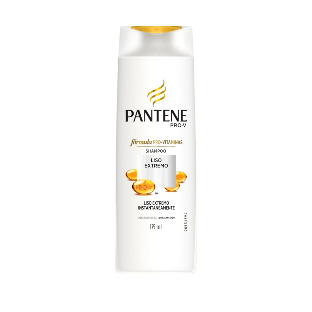 Shampoo Pantene Liso Extremo 175ml | Shopee Brasil