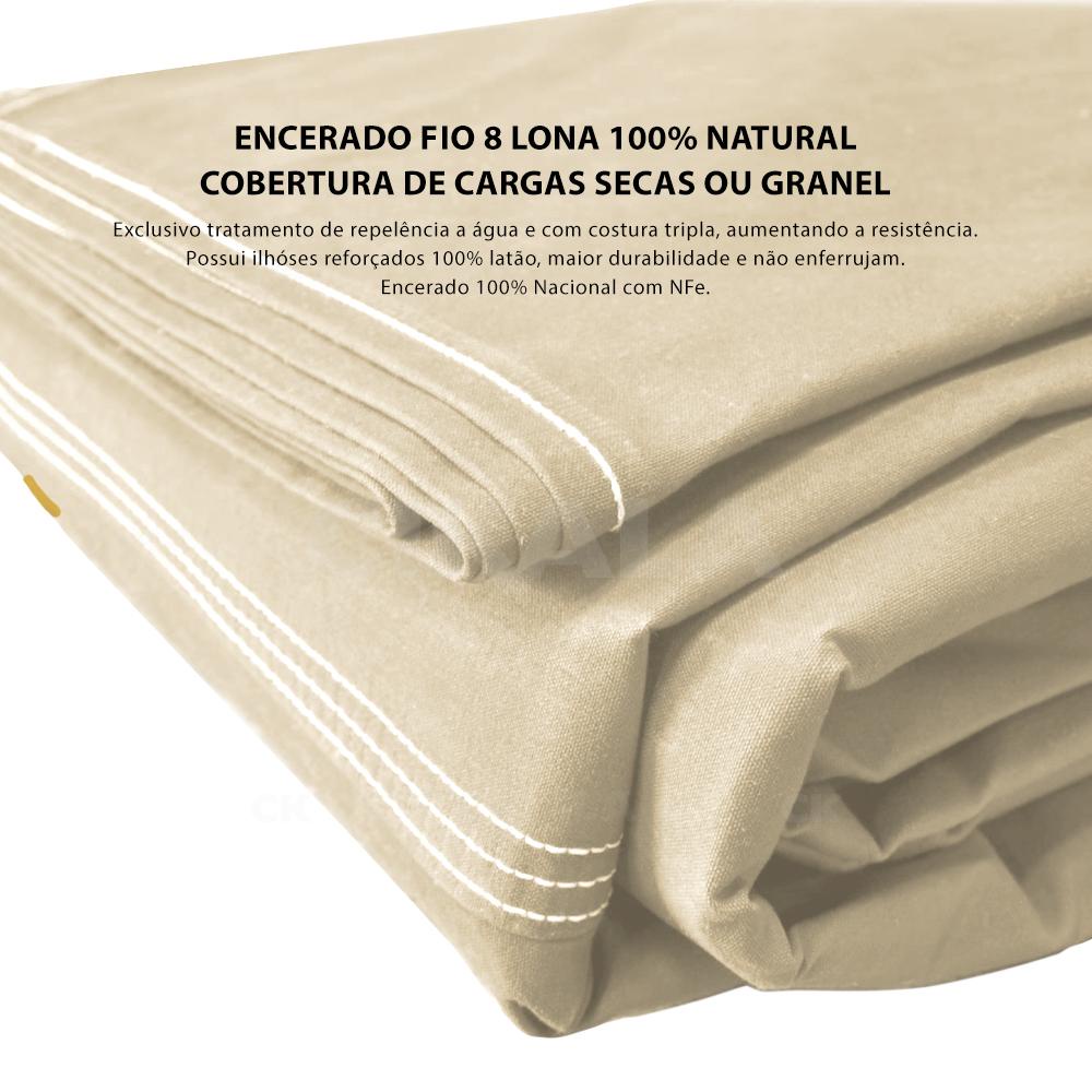 Lona Encerado Fio 8 Natural 1,57x01 Metros Tecido em Algodão 100% ...