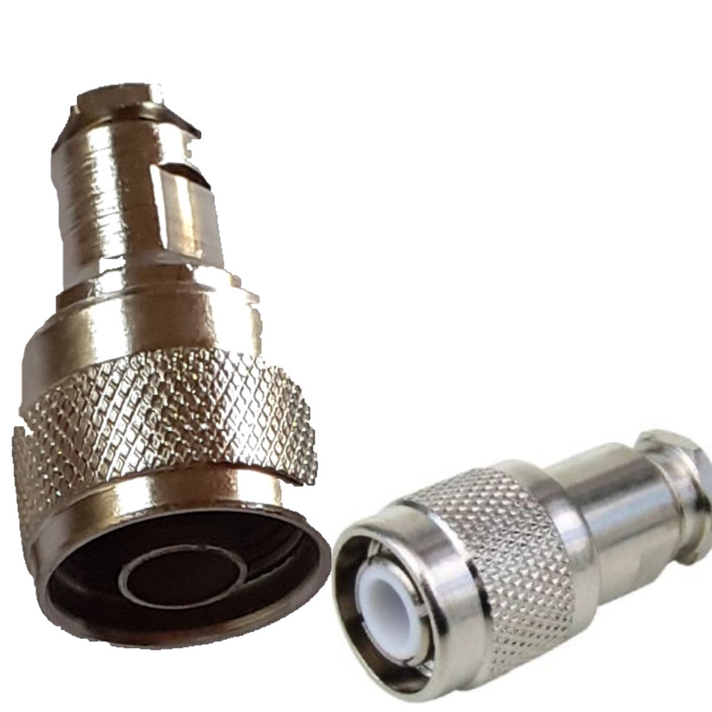 Kit Lote 5 Tnc Macho E 5 N Macho Para Cabo Rg58 | Shopee Brasil