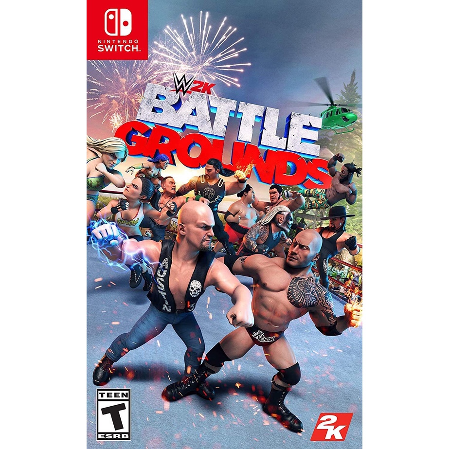 WWE 2K Games Battlegrounds Switch Midia Fisica | Shopee Brasil