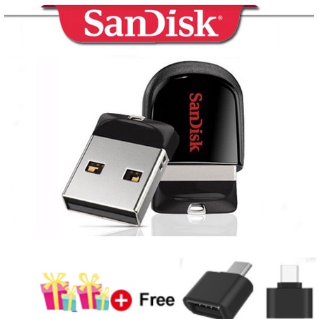 Mini Sandisk Pen Driver 128GB Mini 64GB 16GB 32GB u Disco 2.0 | Shopee ...