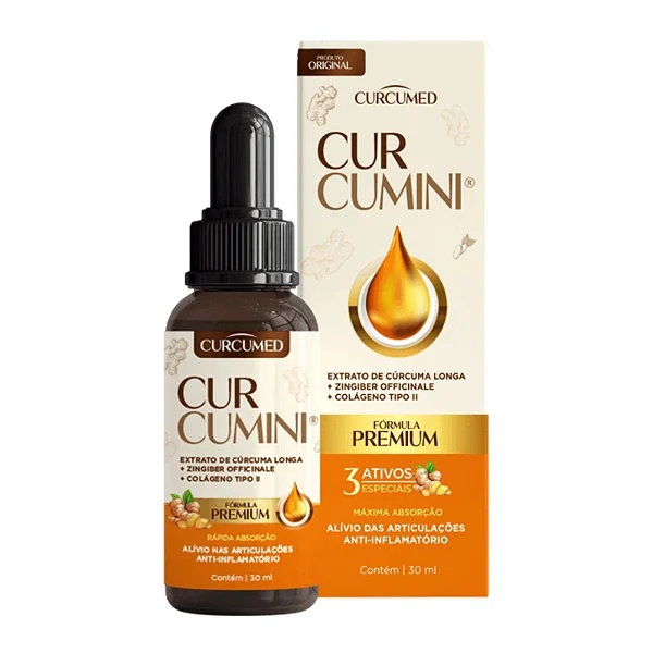 Curcumini Premium + MSM + Colágeno Tipo 2 + Ômega 3 - Curcumed | Shopee ...