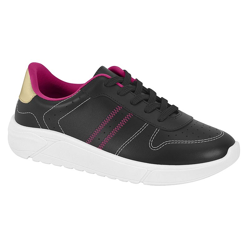 TENIS MOLECA PRETO NAPA 5764101 | Shopee Brasil