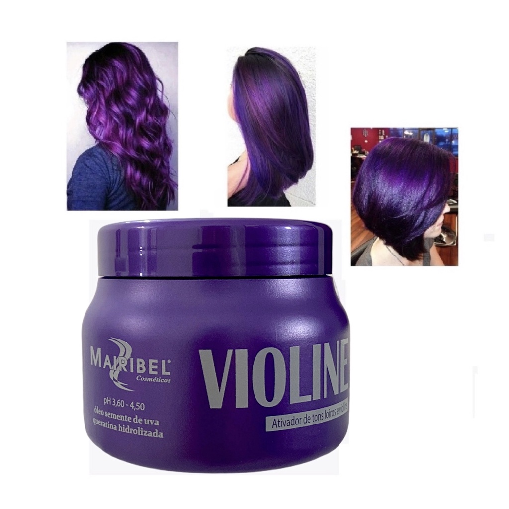 Mascara Matizador Mairibel Violine Roxo 500g | Shopee Brasil