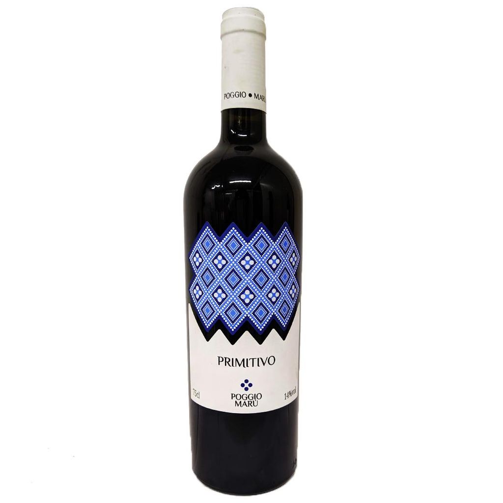 Vinho Poggio Maru Primitivo Salento Tinto 750ml | Shopee Brasil