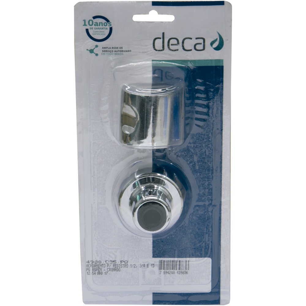 Acabamento Para Registro C35 1/2, 3/4 E 1" Metal Deca | Shopee Brasil