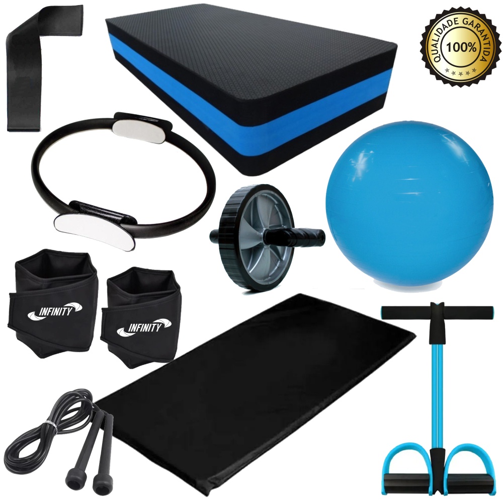 Kit Aeróbico para treino residencial de treinamento funcional c ...