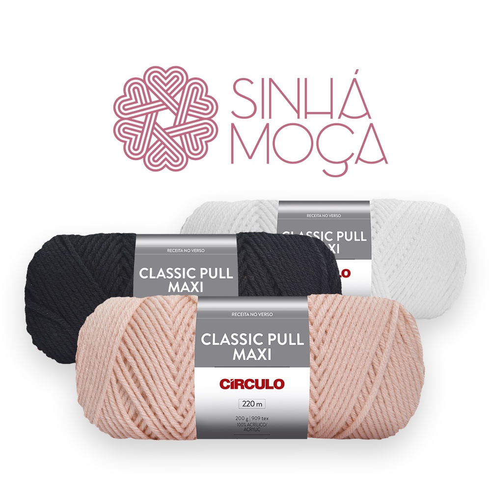 Lã Classic Pull Maxi 200g 220m 100% Acrílico Marca Circulo | Shopee Brasil
