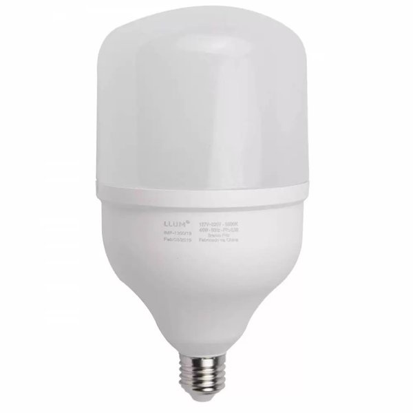 Lâmpada Led Branca Bulbo High Llum Bivolt 40w 6500k 2 anos de garantia | Shopee Brasil