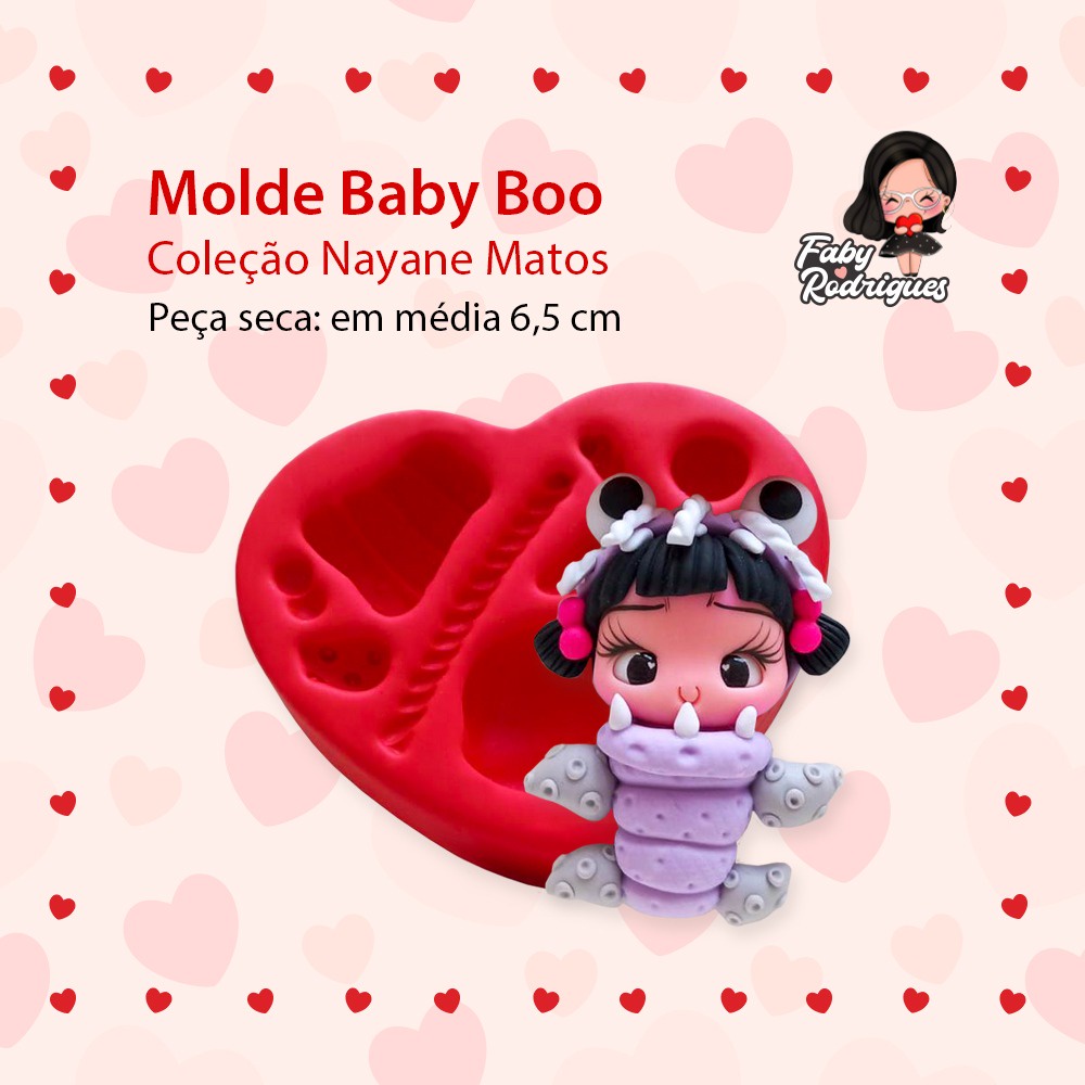 Molde de Silicone Baby Boo - Nayane Matos | Shopee Brasil