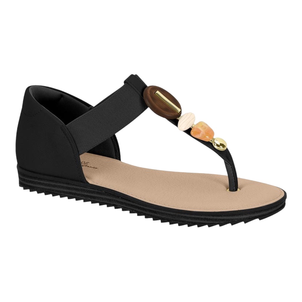 Sandalia Feminina Modare 7141.133 Rasteira De Dedo Baixa Casual ...