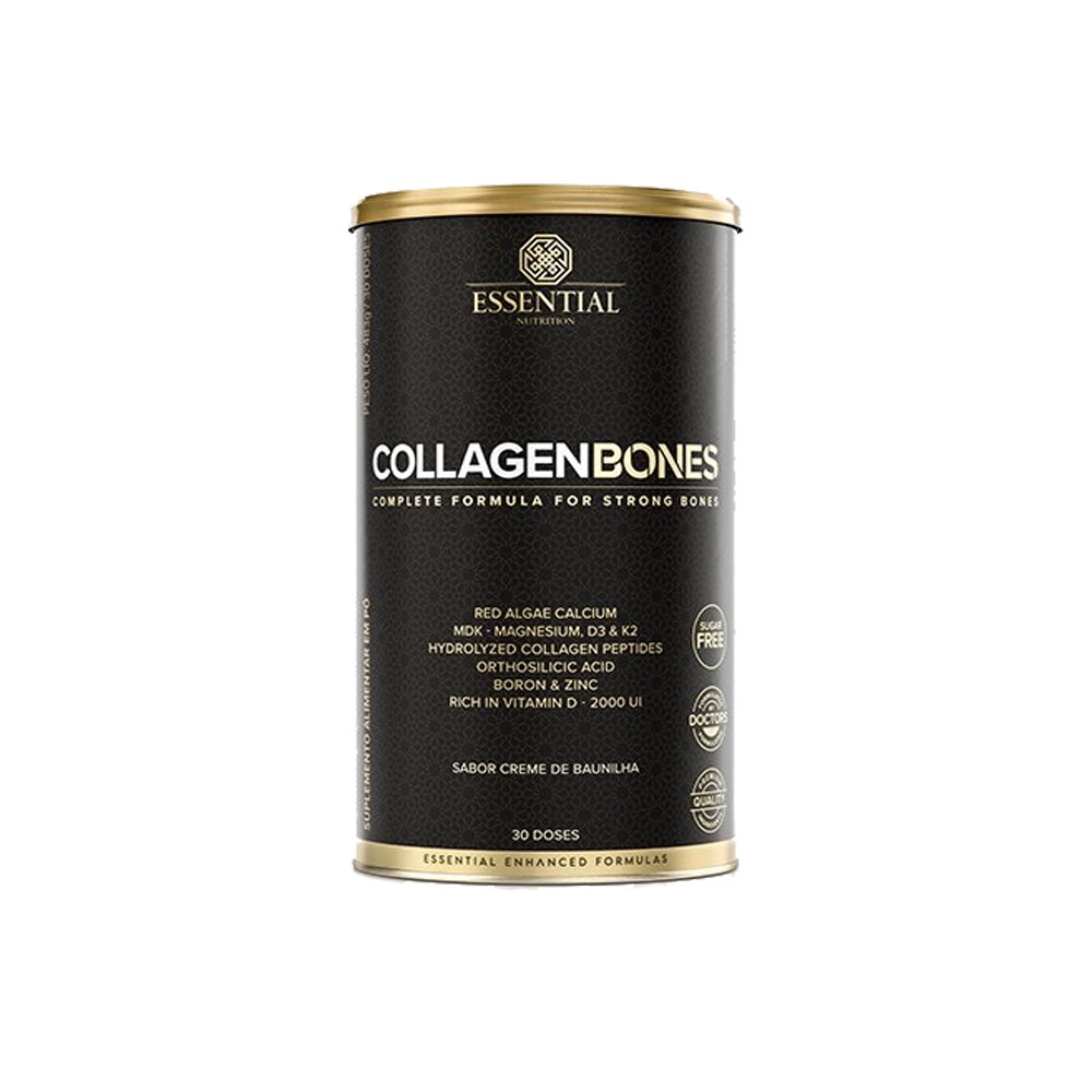 Collagen Bones Lata - Essential Nutrition | Shopee Brasil